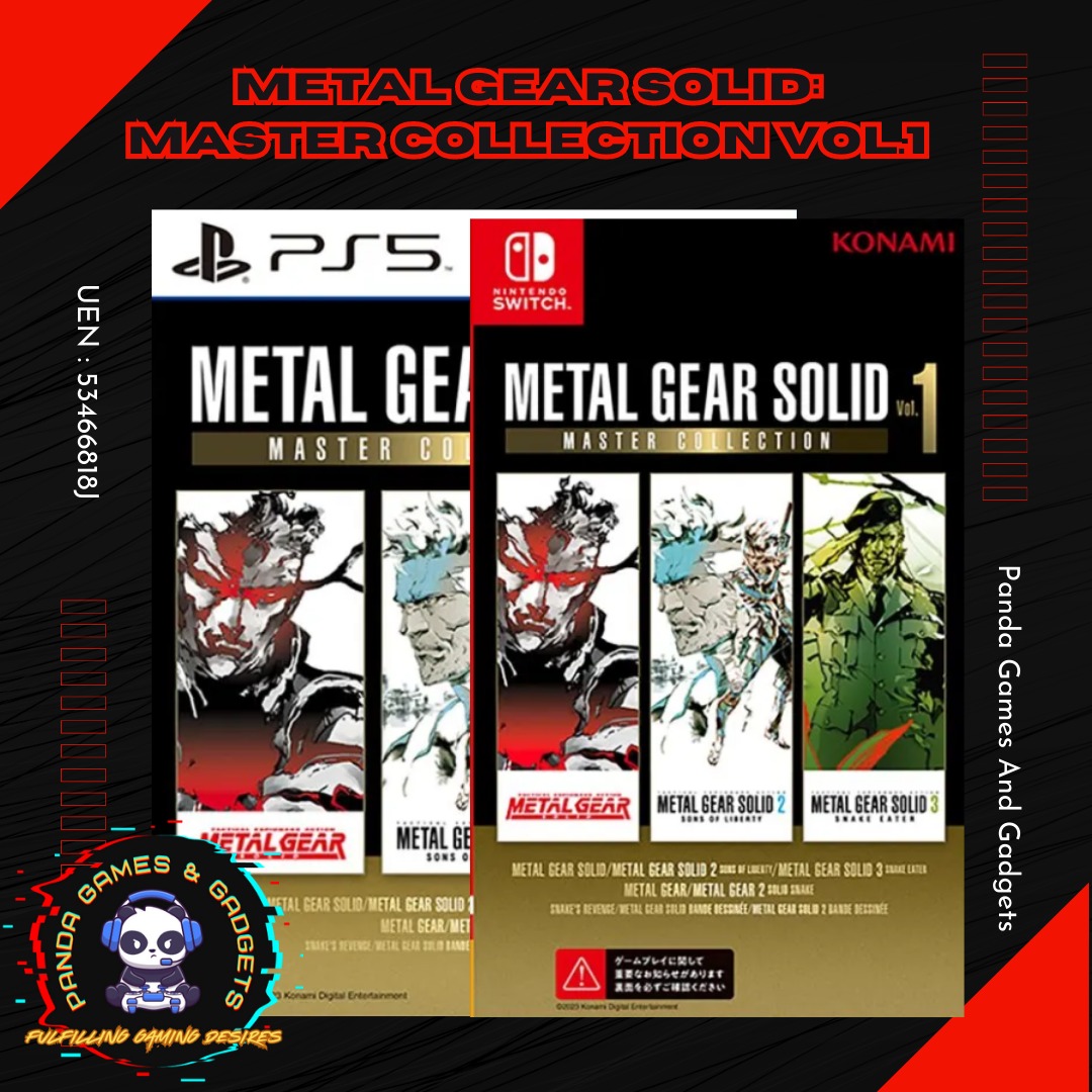 Metal Gear Solid: Master Collection Vol.1, Video Gaming, Video Games ...