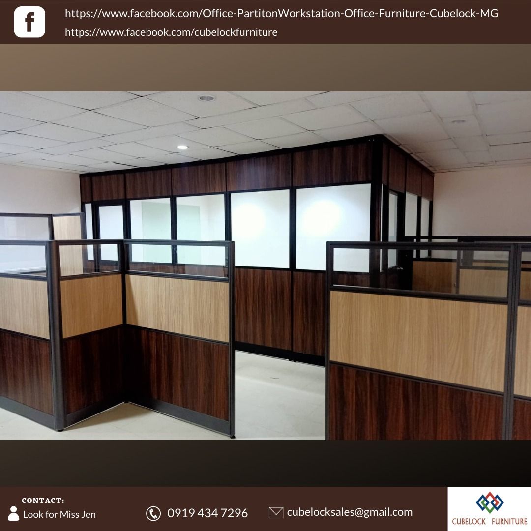 Modular Office Cubicles and Modular Office Tables on Carousell