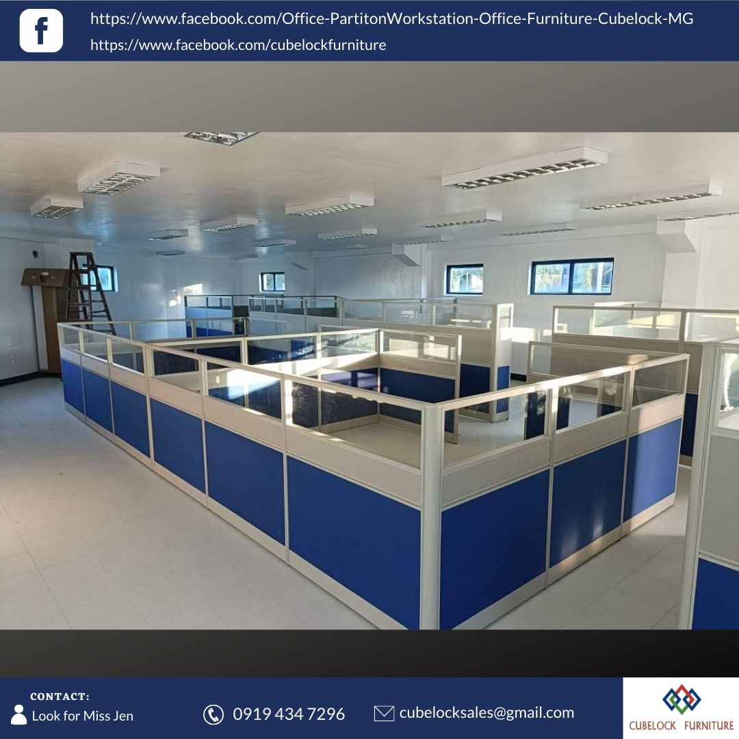 Modular Office Cubicles and Modular Office Tables on Carousell