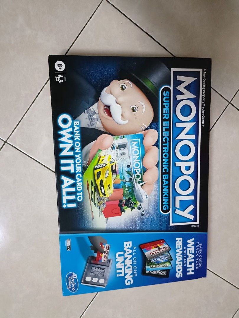 Monopoly electronic banking (official), Hobbies & Toys, Toys & Games on ...