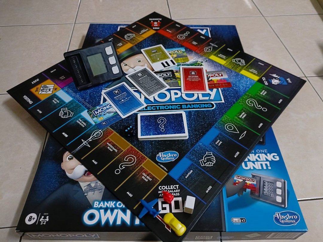 Monopoly electronic banking (official), Hobbies & Toys, Toys & Games on ...
