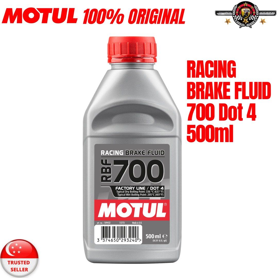 Motul Racing Brake Fluid 700 DOT4 500ml, Motorcycles, Motorcycle ...
