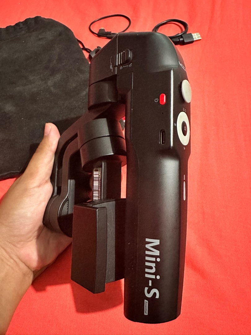 Moza Mini S Essential Foldable 3-Axis Gimbal Vlogging Pocket Sized ...