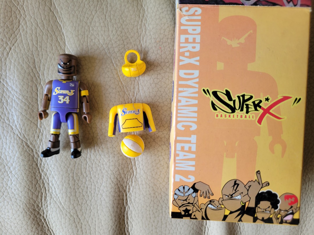 多款玩具 NBA 籃球 Figure Super-X Lakers 湖人 Shaquille O’neal Basketball Duncan ...