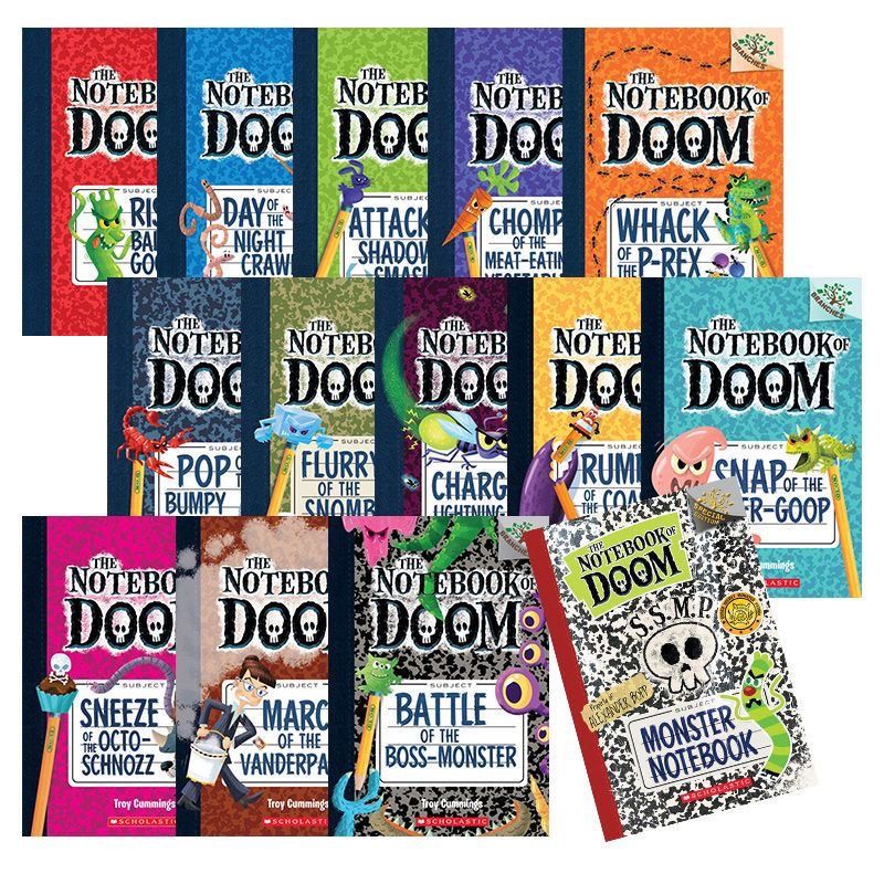 NEW 14books the notebook of doom branches 毀滅筆記 日記, 興趣及遊戲, 書本 & 文具, 小朋友書 ...