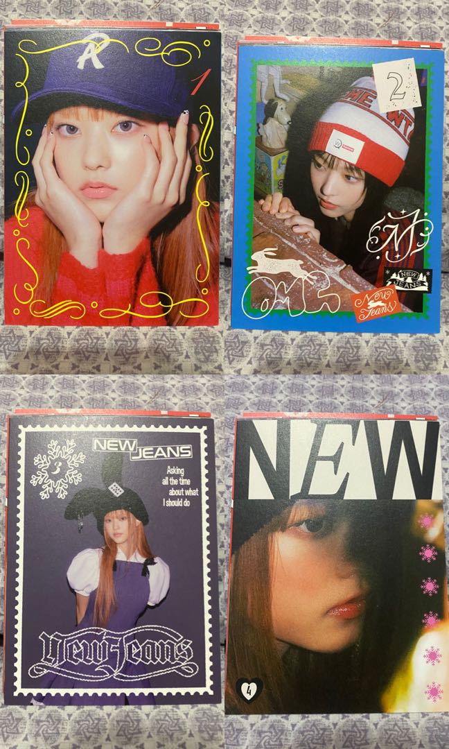 New Jeans Haerin Postcards, Hobbies & Toys, Memorabilia & Collectibles ...