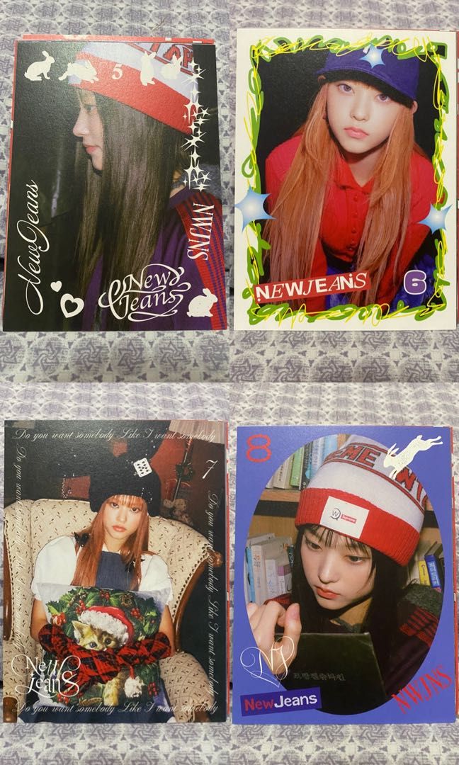 New Jeans Haerin Postcards, Hobbies & Toys, Memorabilia & Collectibles ...