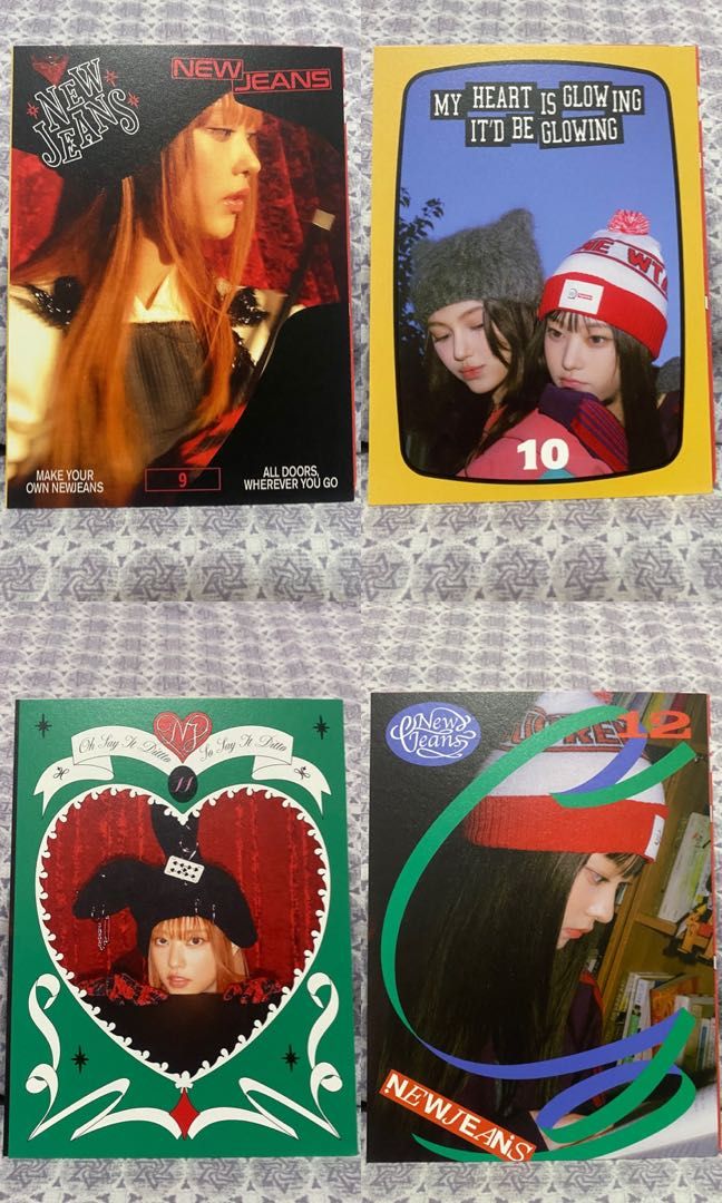 New Jeans Haerin Postcards, Hobbies & Toys, Memorabilia & Collectibles ...