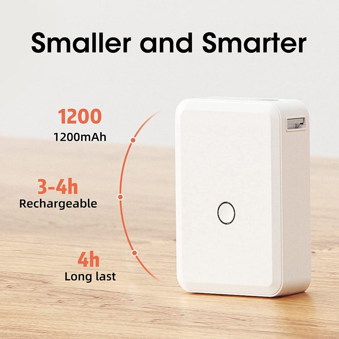 Nimbot Label Maker D110 Portable Wireless Connect Rechargeable Mini ...