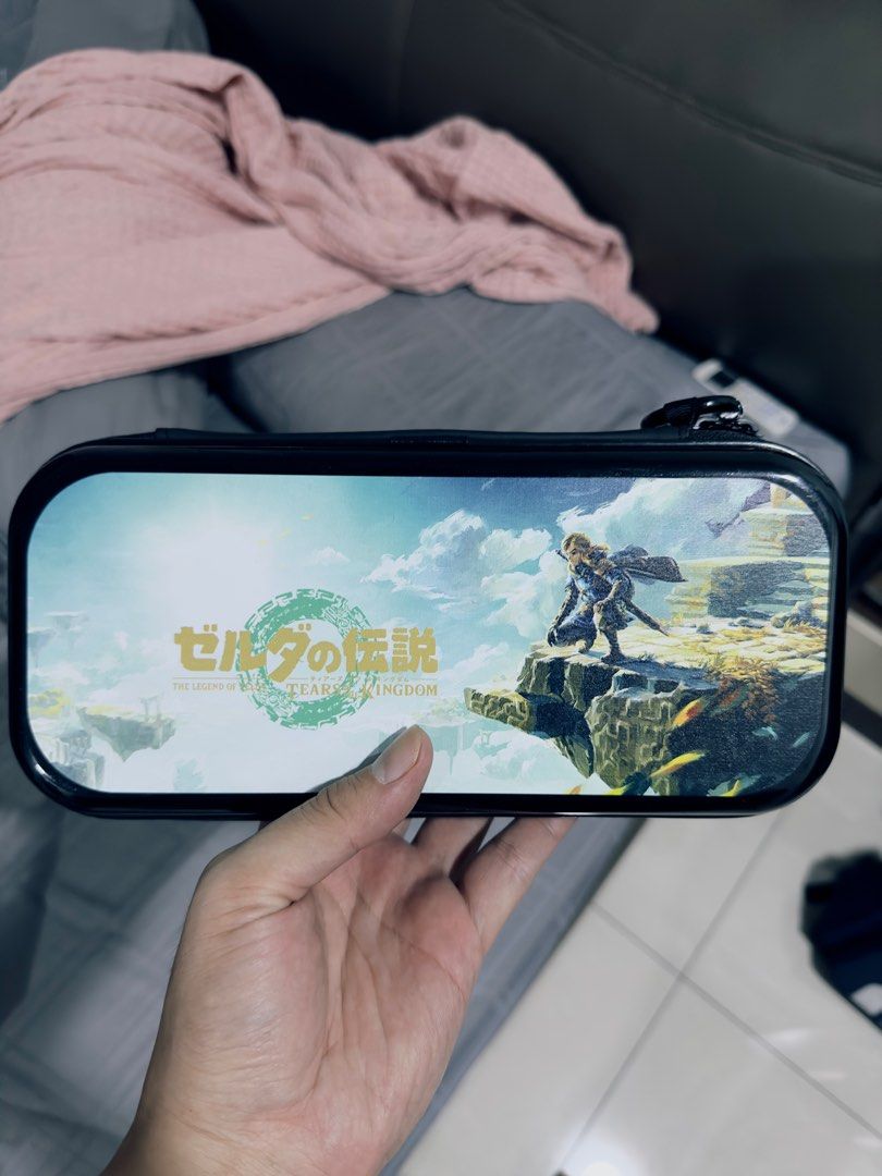 Nintendo switch Zelda Tear of the kingdom TOTK cover bag, Video Gaming ...