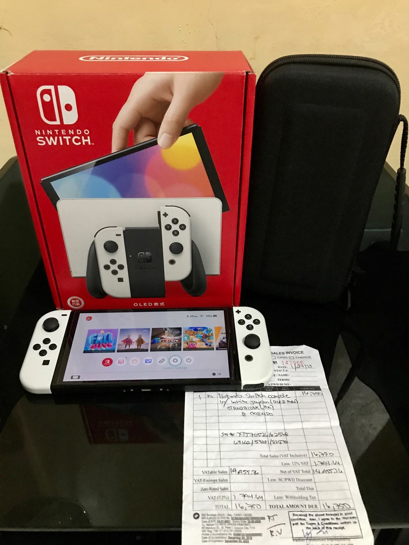 Nintendo Switch Oled with Games 4 Months Old, Video Gaming, Video Game Consoles, Nintendo on ...