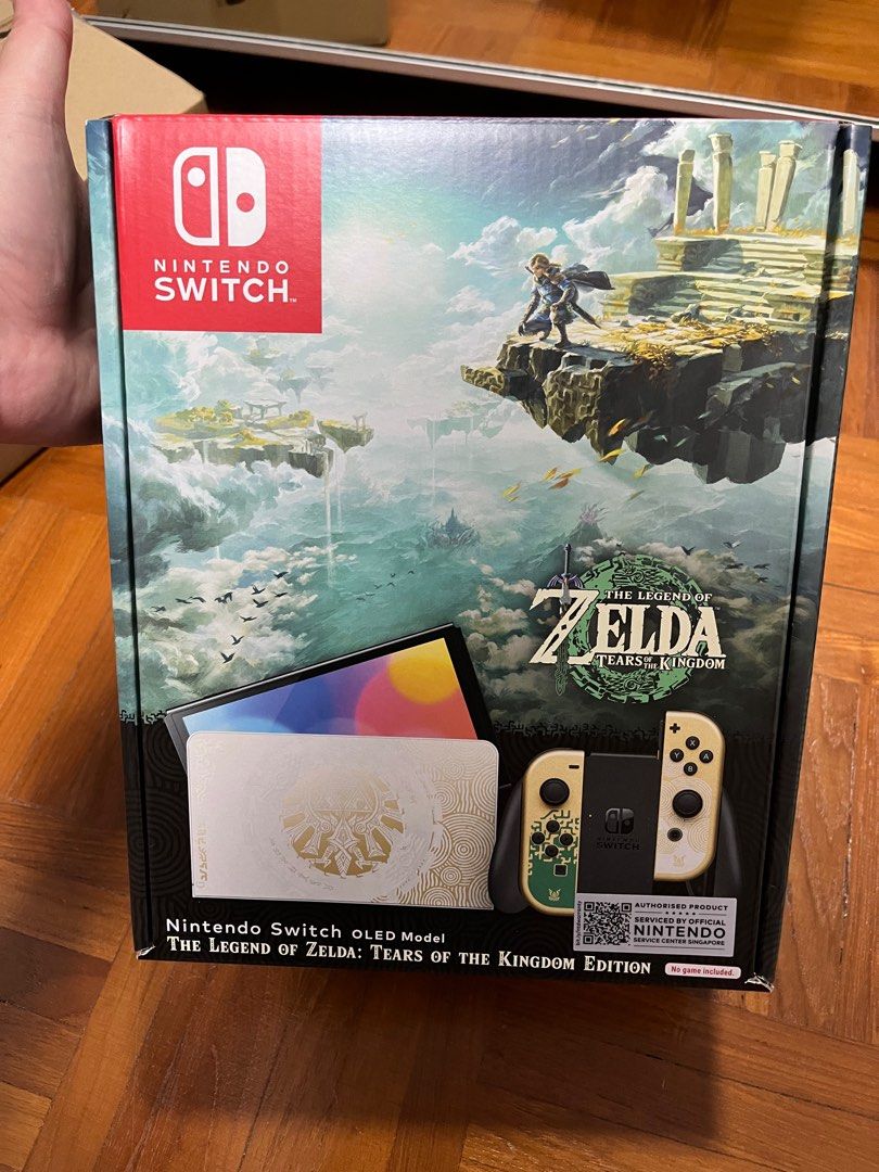 Nintendo switch oled Zelda Nintendo switch oled limited edition, Video ...