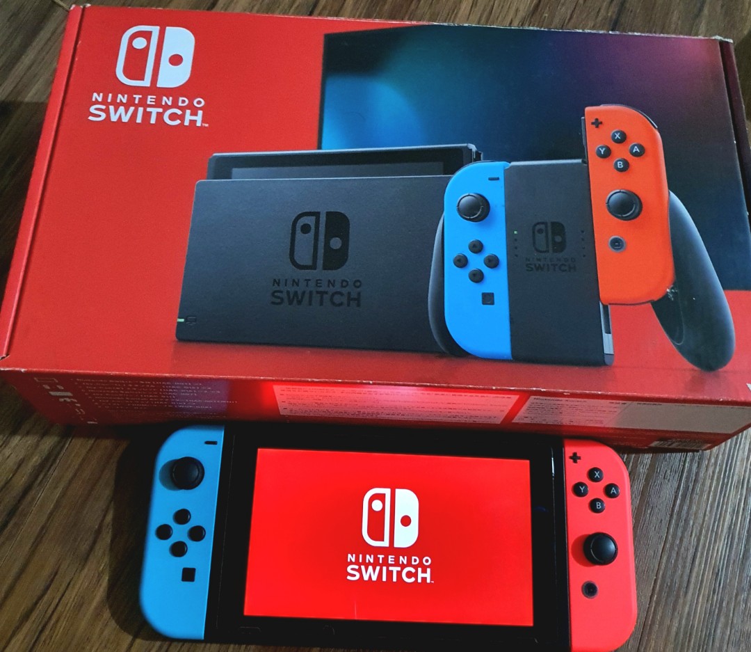 Nintendo switch V2 smooth complete set lots of games, Video Gaming ...