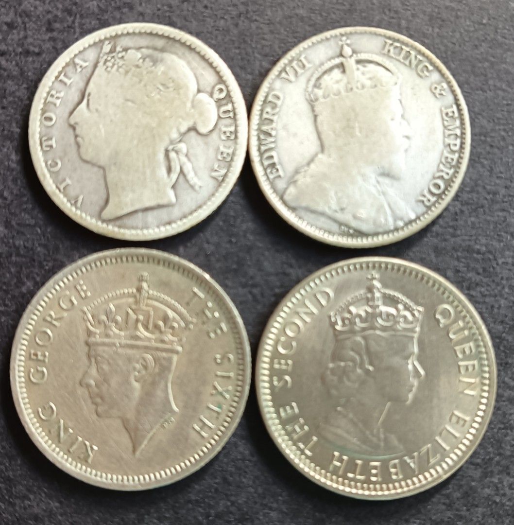 Old 10c Coins Straits Settlements Malaya, Hobbies & Toys, Memorabilia ...