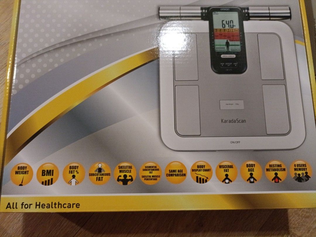 Omron Karada scan body composition monitor, Health & Nutrition, Health ...