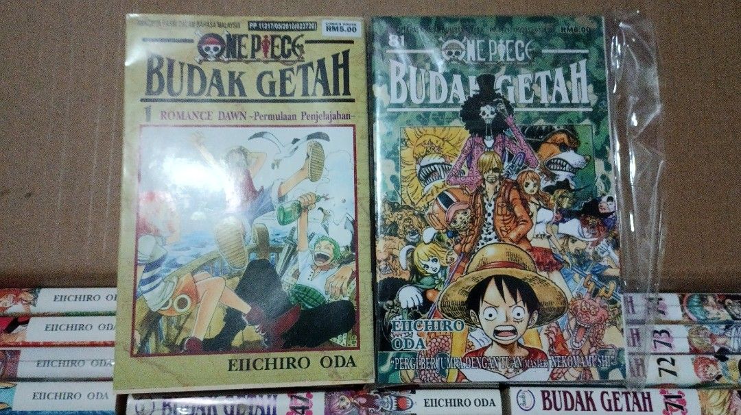 One Piece comics (Malay), Hobbies & Toys, Books & Magazines, Comics & Manga on Carousell