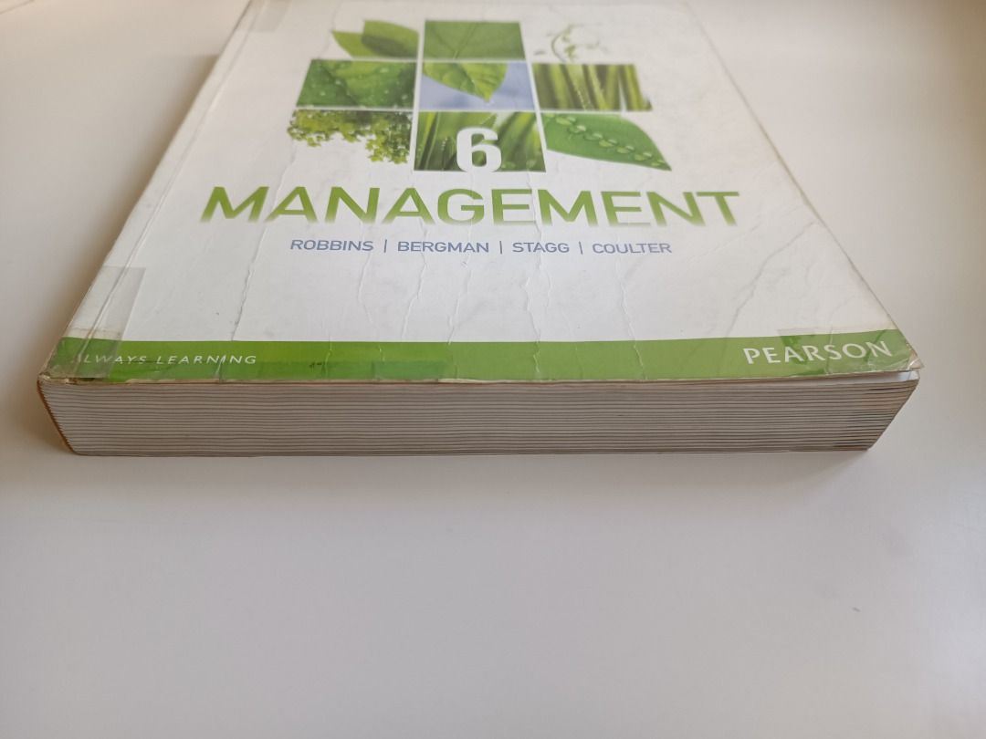 [ORIGINAL COLLEGE UNIVERSITY TEXTBOOK] Management Book 6th Edition by ...