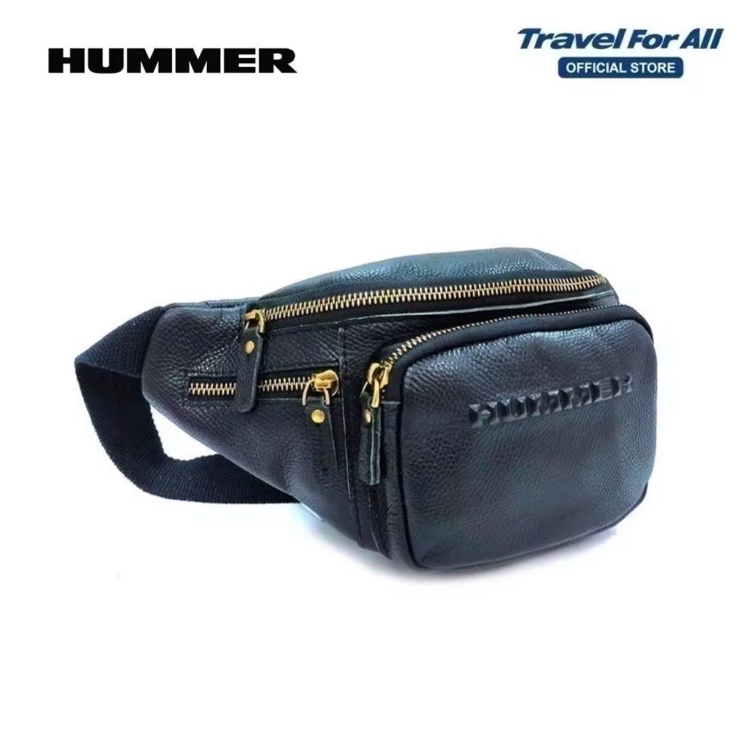 Original Hummer Leather Pouchbag, Men's Fashion, Bags, Belt bags ...