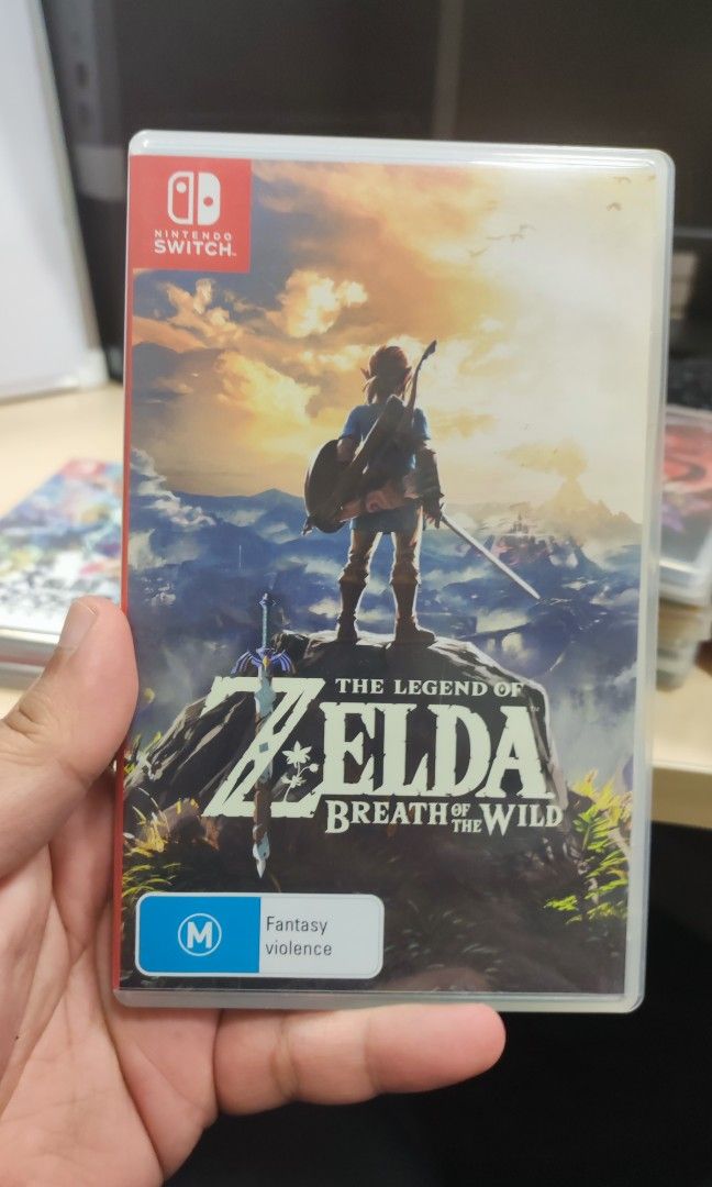 Original Nintendo Switch Games Zelda Breath of the Wild BOTW, Video ...