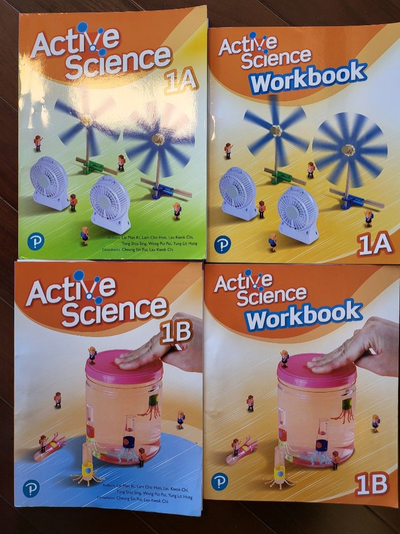 Pearson Active Science + Workbook 1A / 1B, 興趣及遊戲, 書本 & 文具, 教科書 - Carousell
