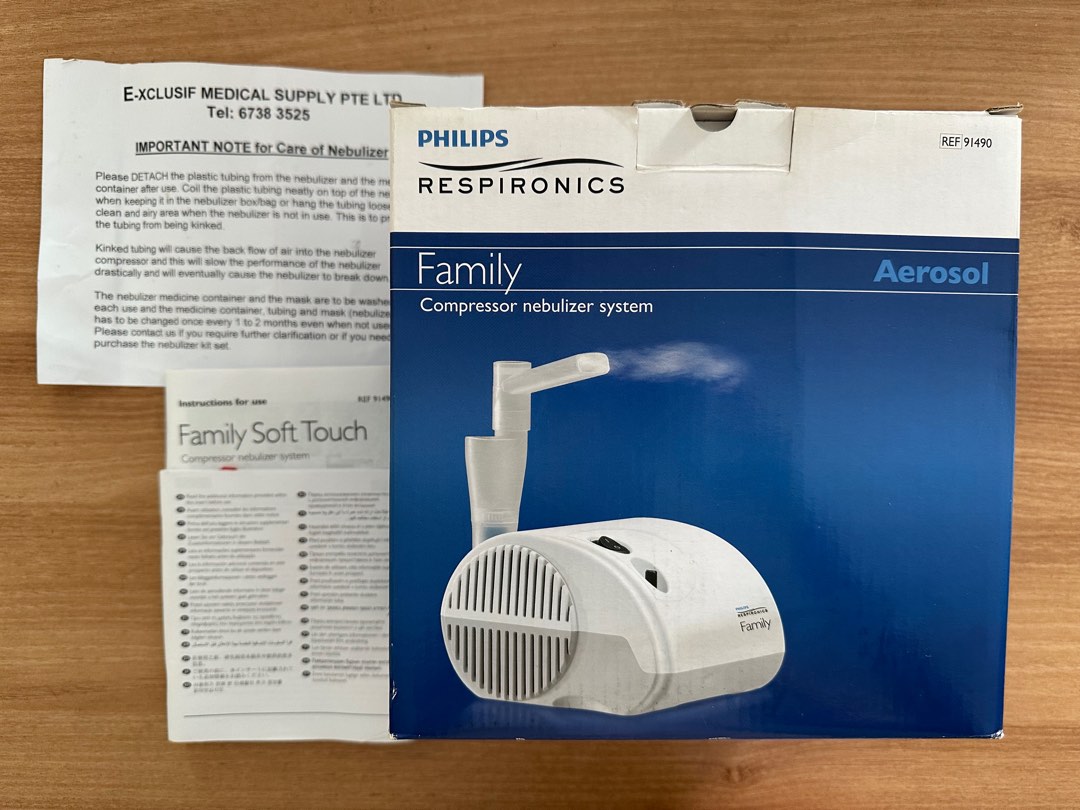 Philips Family Nebulizer System, Health & Nutrition, Medical Supplies ...