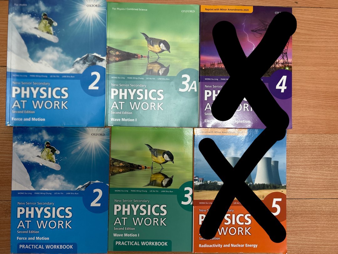 Physics at work 2, 3a textbook & 2, 3a workbook, 興趣及遊戲, 書本 & 文具, 教科書 ...