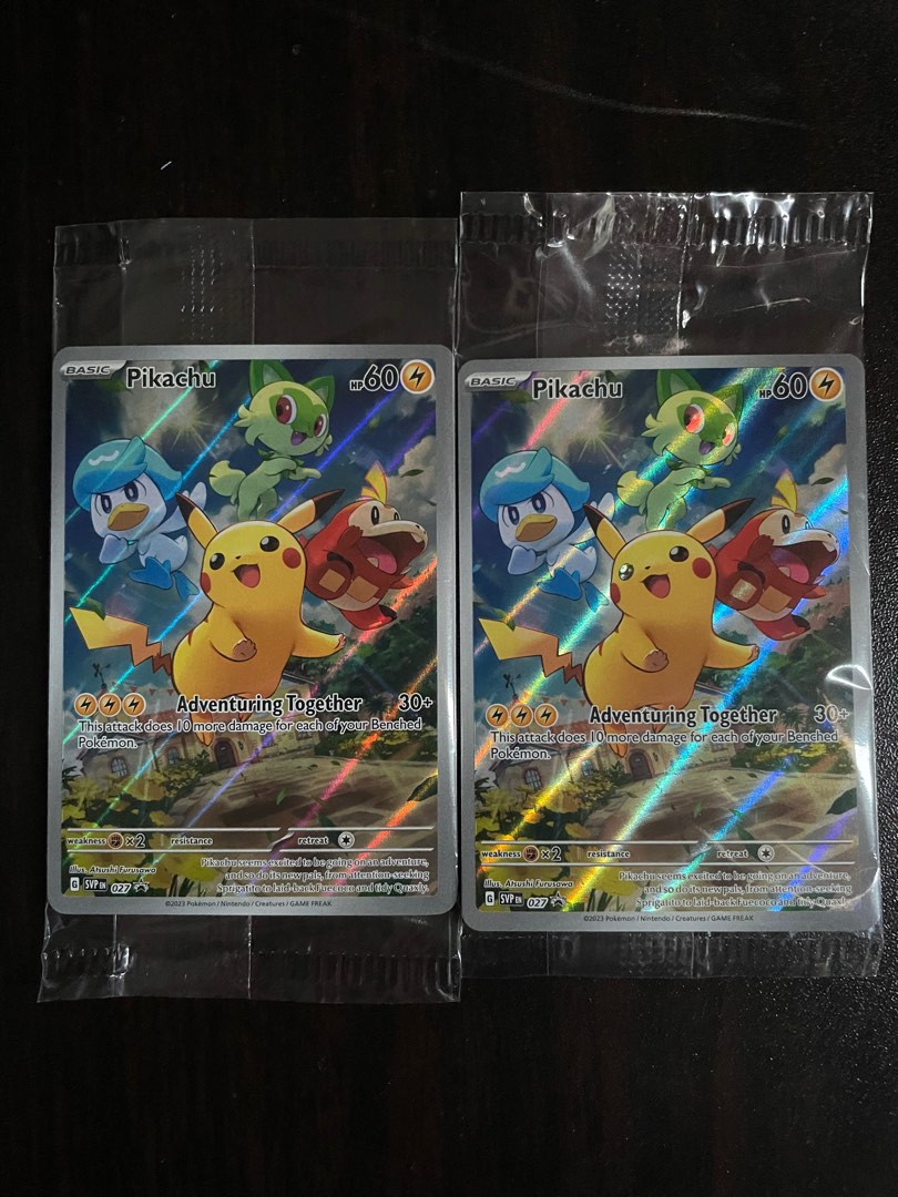 Pikachu Paldea Evolved Promo Cards, Hobbies & Toys, Memorabilia ...