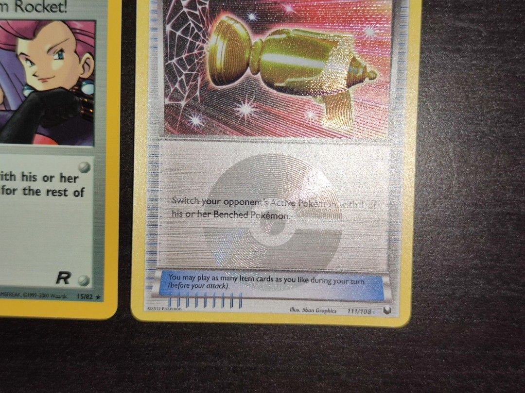 Pokemon Catcher 111/108 Dark Explorer Secret Rare & Here Comes Team Rocket!, Hobbies & Toys ...