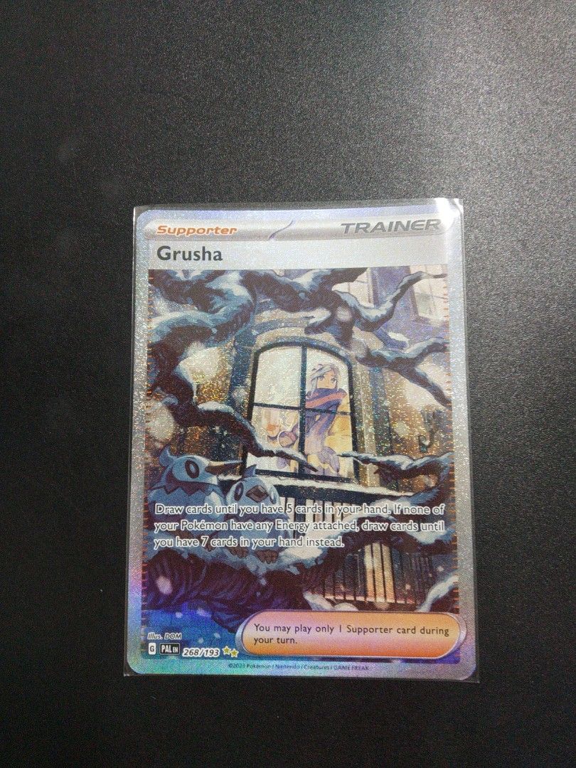 Pokemon TCG Grusha Full Art Trainer SIR Special Illustration Rare ...