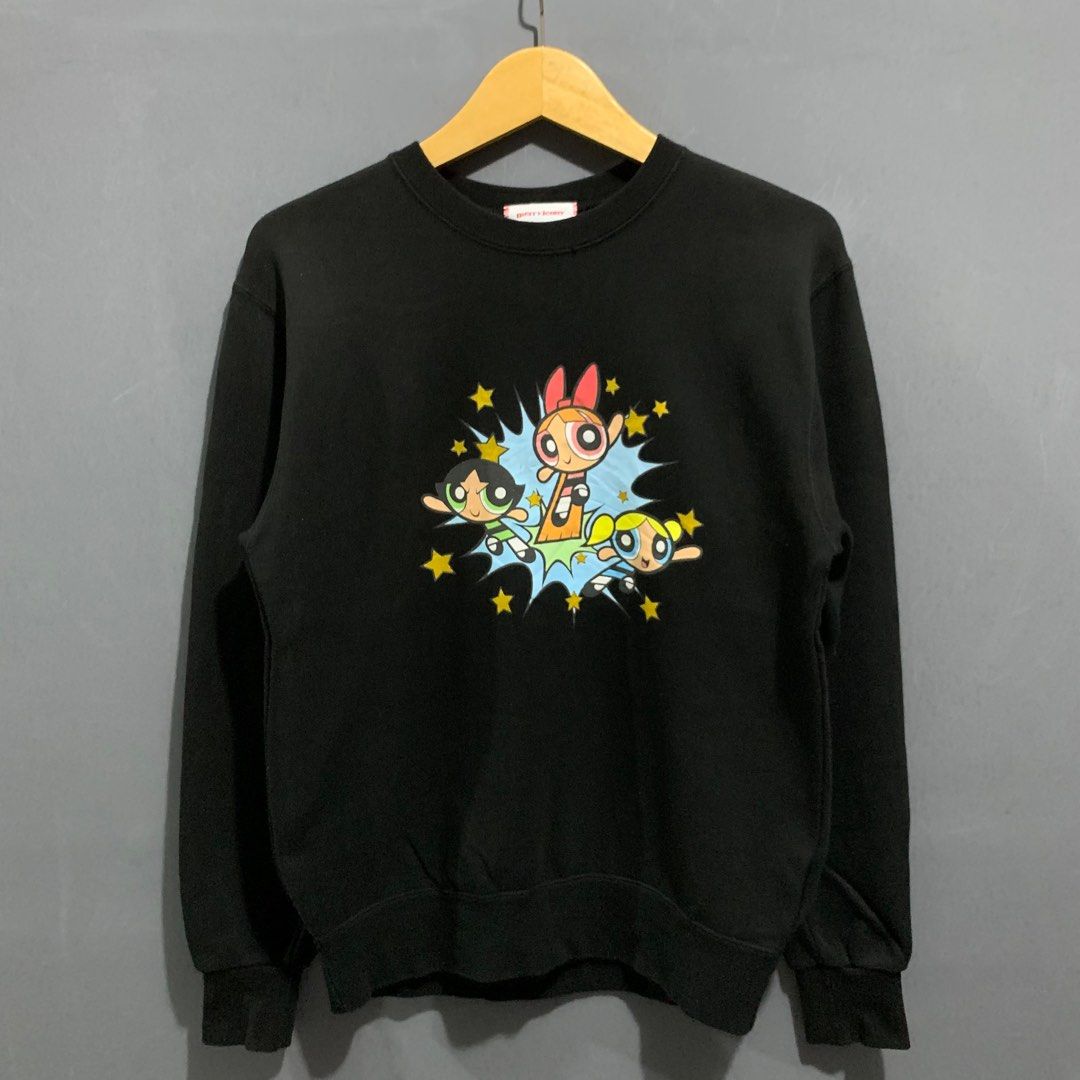 POWERPUFF GIRLS CARTOON NETWORK SWEATER, Fesyen Pria, Pakaian , Baju ...