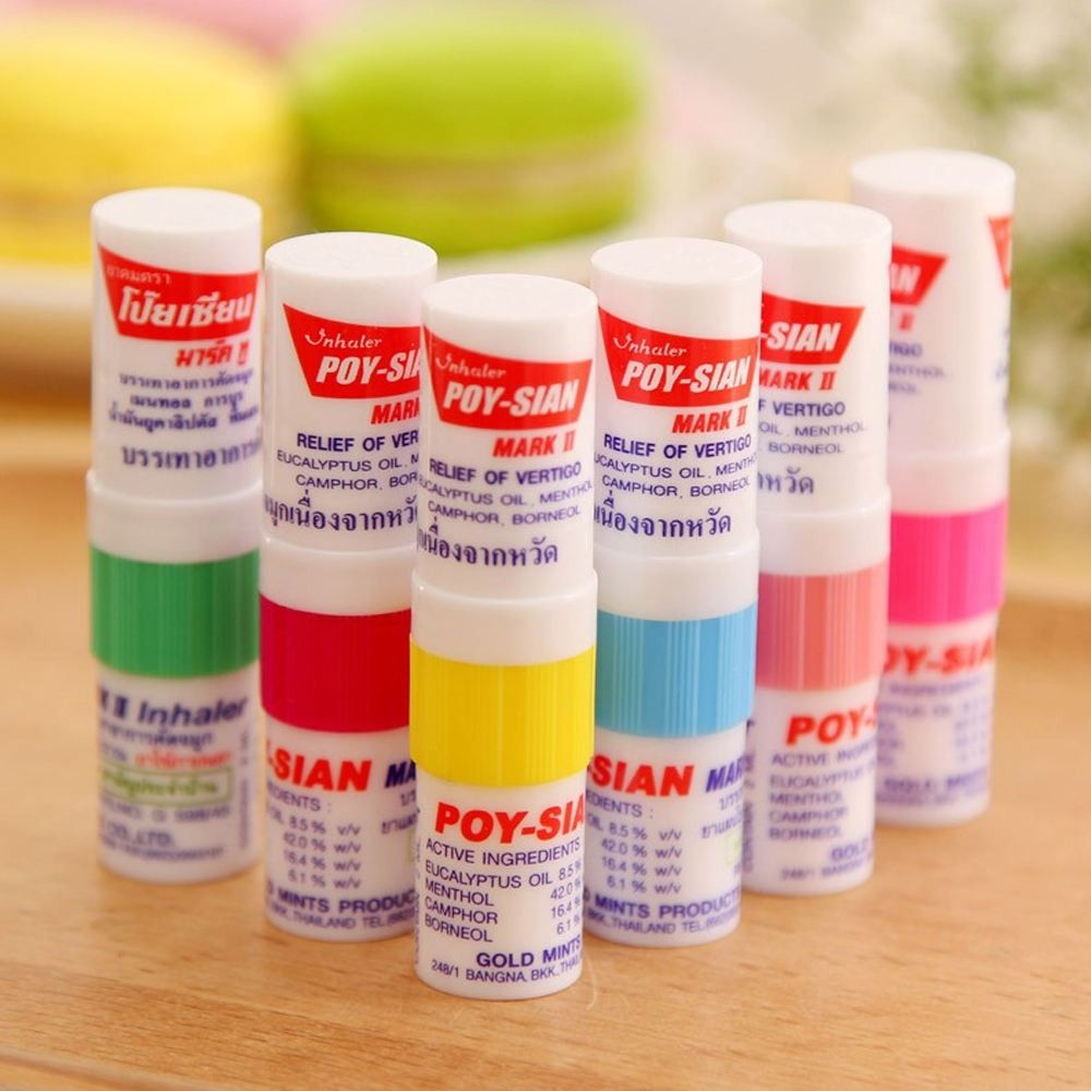 POY SIAN 2in1 Inhaler and Liniment Mark 2 Thailand Nasal Inhaler ...