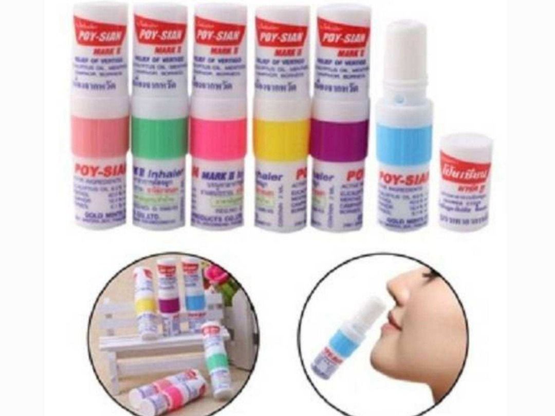 POY SIAN 2in1 Inhaler and Liniment Mark 2 Thailand Nasal Inhaler ...