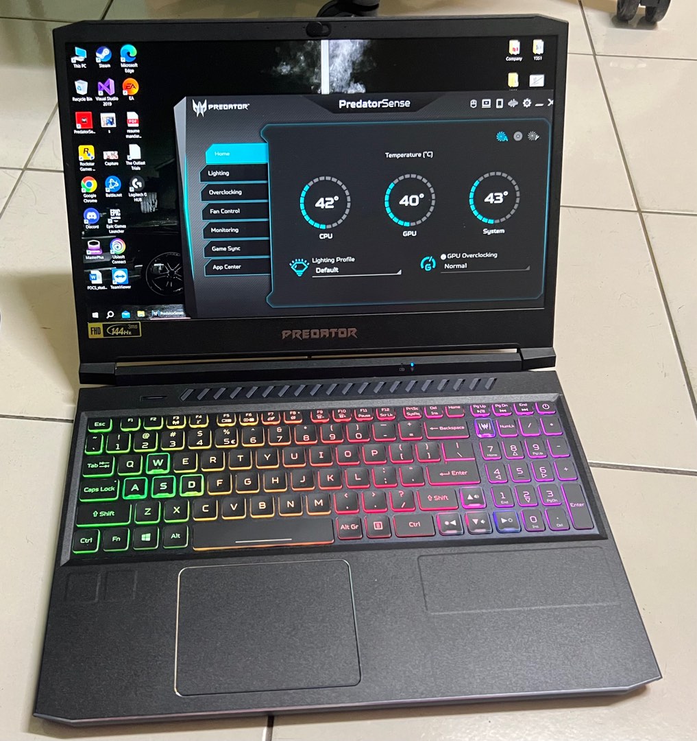 Used Predator helios 300 (i5,RTX3060,16GB RAM), Computers & Tech ...