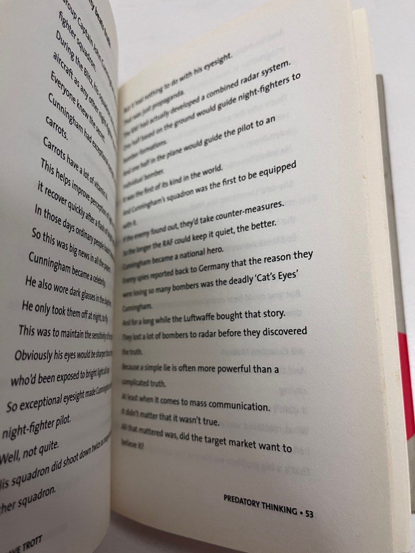 Predatory Thinking by Trott, Dave, Hobbies & Toys, Books & Magazines, Fiction & Non-Fiction on ...