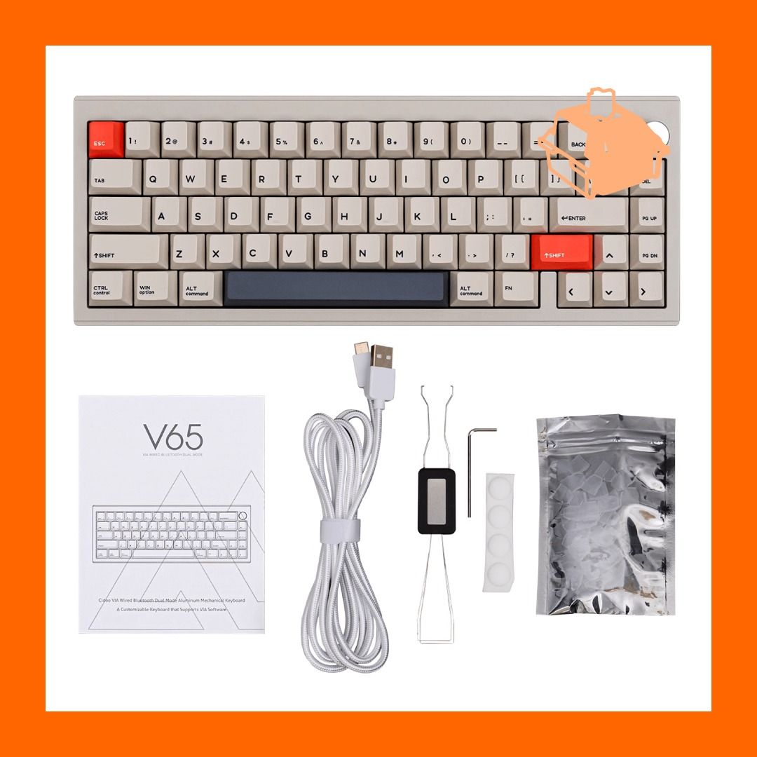 [Pre-order] V65 V2 Custom Mechnical Keyboard Kit, Computers & Tech ...