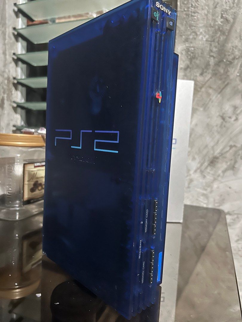 PS2 OCEAN BLUE LIMITED EDITION, Video Gaming, Video Game Consoles ...