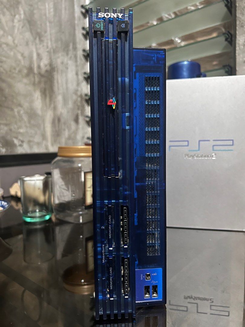 PS2 OCEAN BLUE LIMITED EDITION, Video Gaming, Video Game Consoles ...