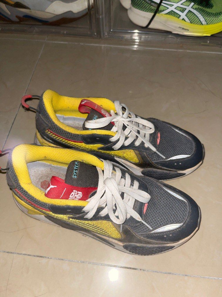 puma rxs bumblebee, Men's Fashion, Footwear, Sneakers on Carousell