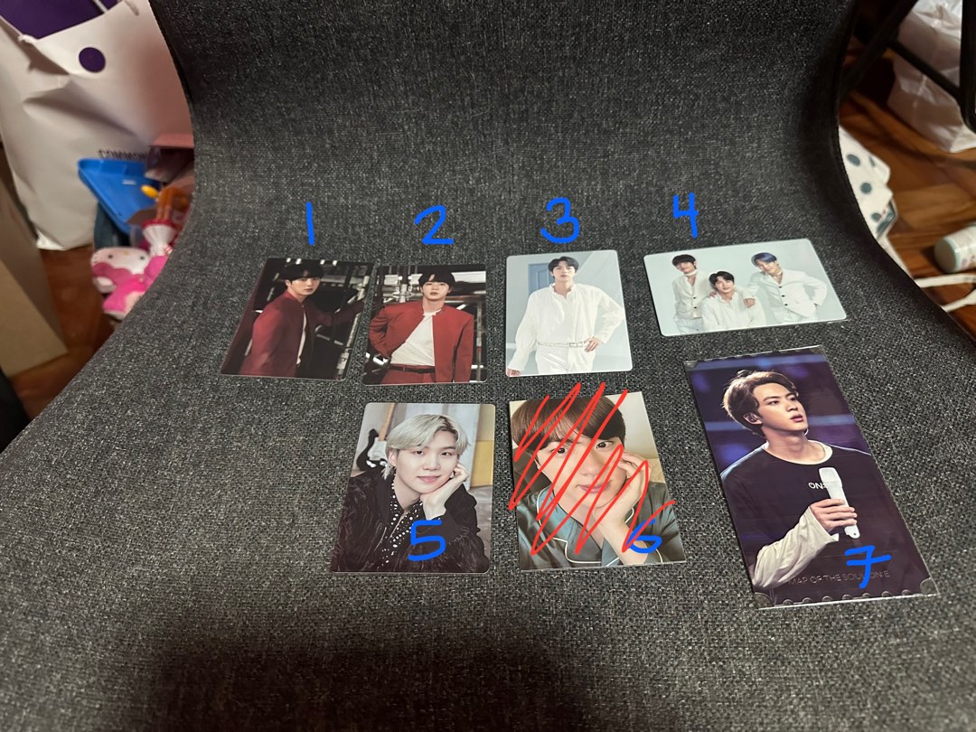 Random BTS Mini Photocards, Hobbies & Toys, Memorabilia & Collectibles ...