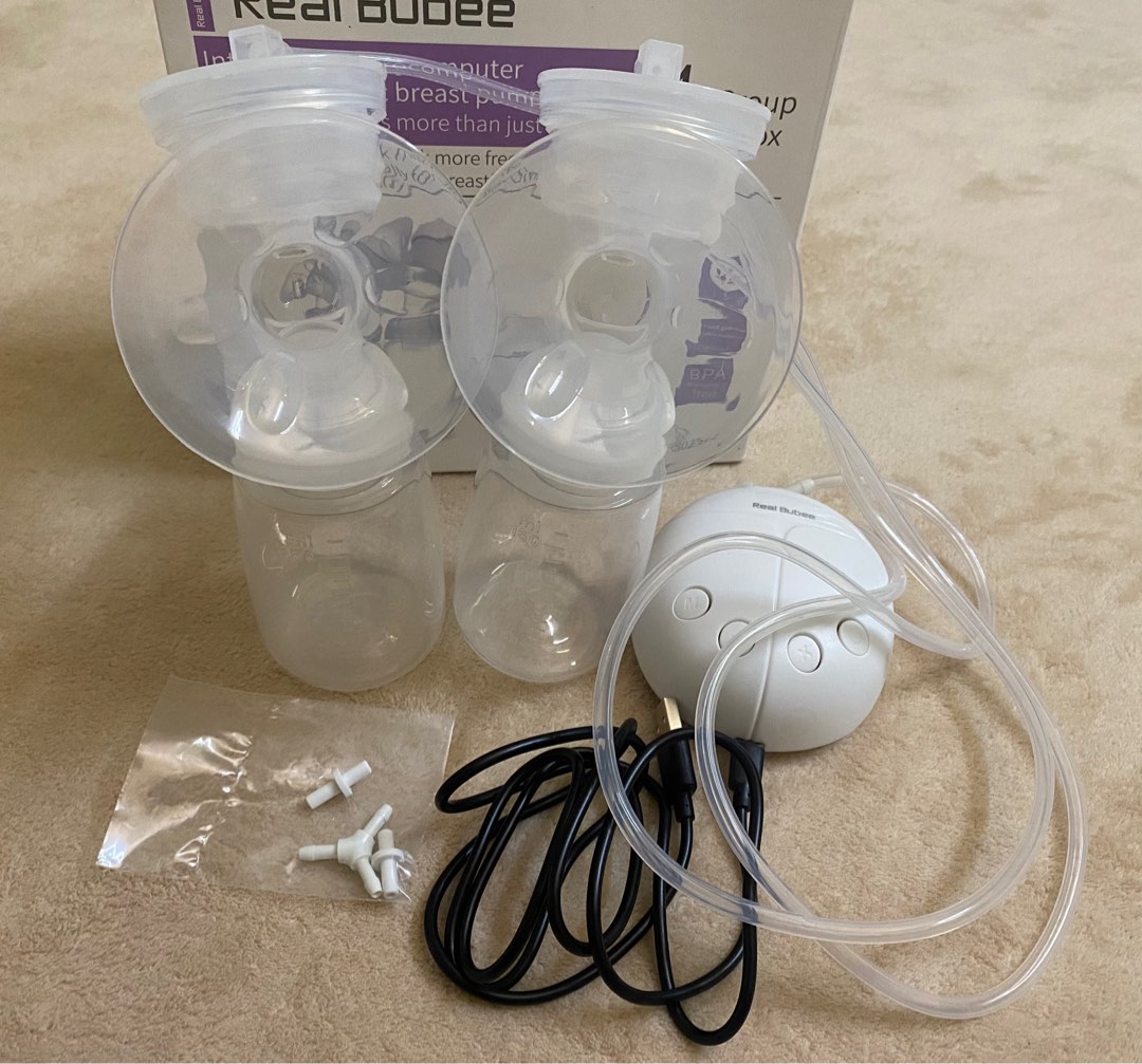 Real Bubee Breast Pump Double electric, Babies & Kids, Nursing ...