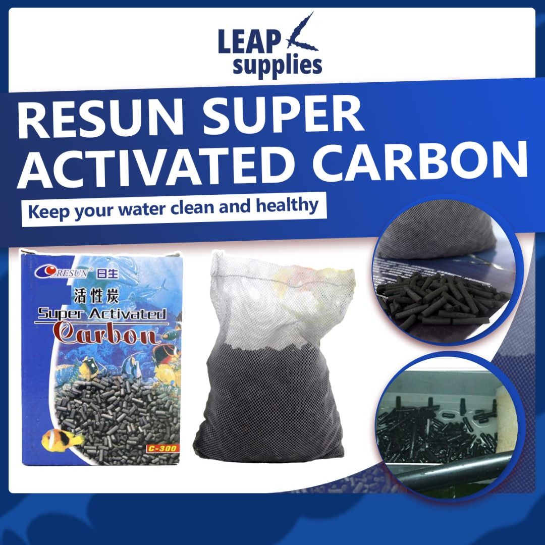 Resun Super Activated Carbon | Aquarium Filter Charcoal | Fish Tank ...