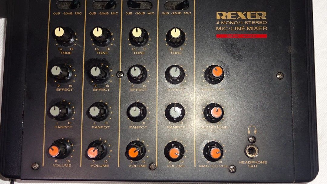 Rexer MX-400 4 channel Line Mixer on Carousell