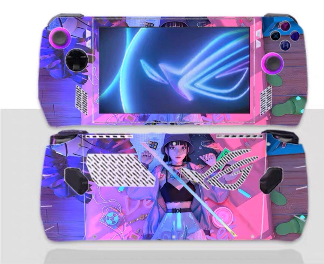 ROG Ally Console Sticker Cover, Video Gaming, Video Game Consoles ...