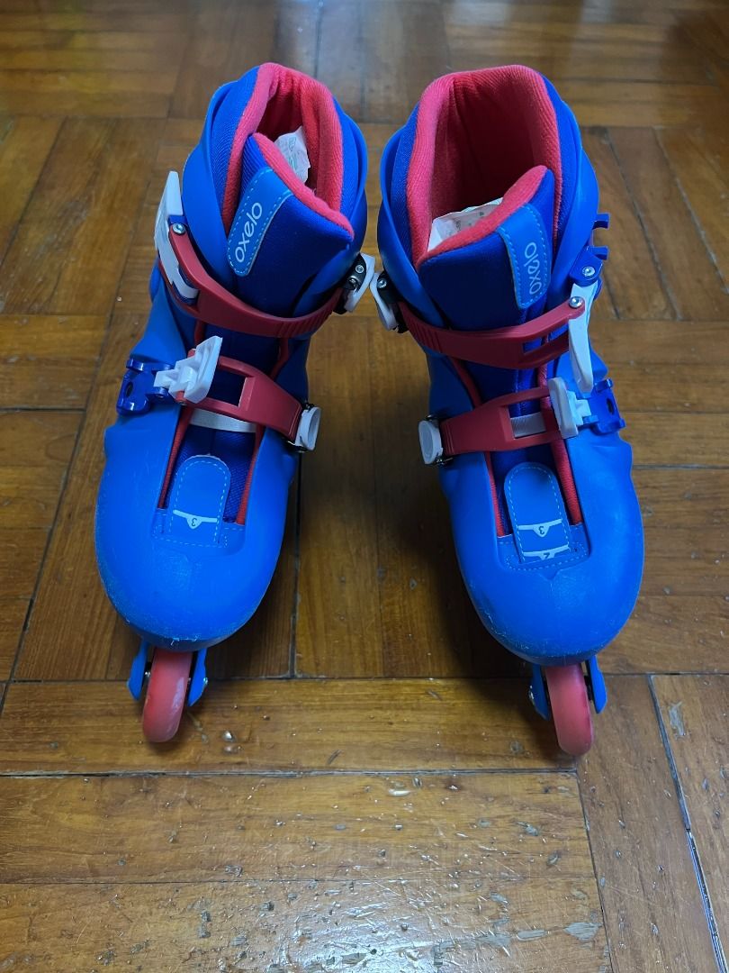 Roller Skate Kit Set(Decathlon) - Blue, 運動產品, 其他運動配件 - Carousell