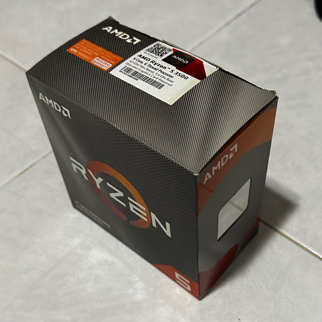 AMD Ryzen 5 3500 with Stock Cooler, Computers & Tech, Parts ...
