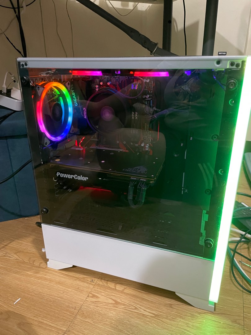 Gaming PC Ryzen 5 3600 RX 5700 512GB SSD + 1TB HDD system unit ...