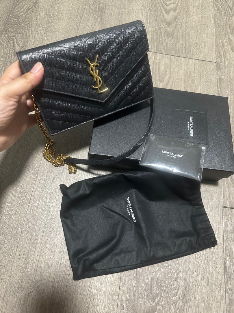 Saint Laurent YSL Envelope, Luxury, Bags & Wallets on Carousell
