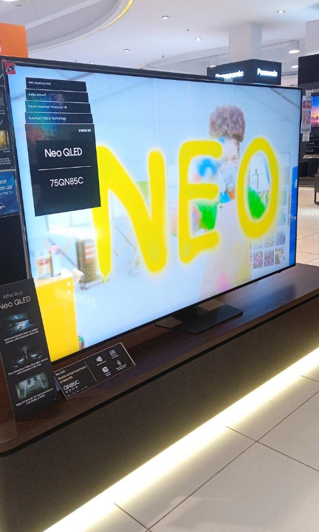 SAMSUNG 4K NEO QLED SMART TV, TV & Home Appliances, TV & Entertainment, TV on Carousell