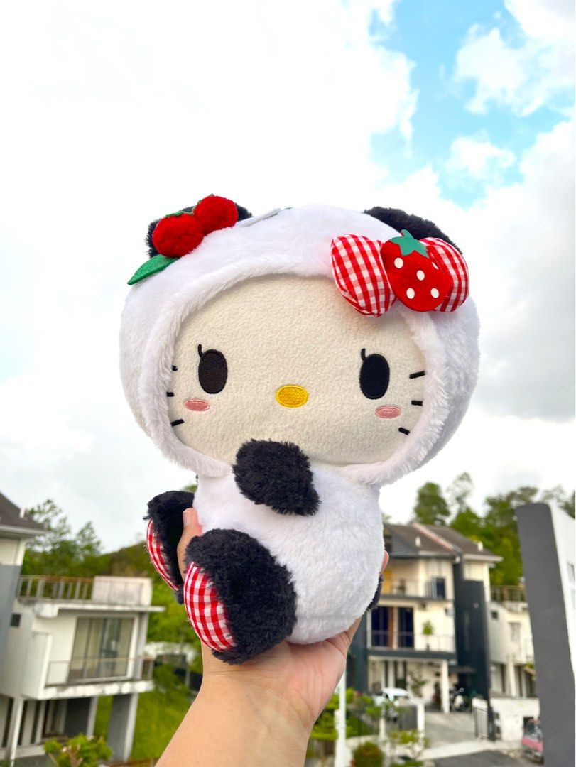 Sanrio Strawberry Panda Hello Kitty Plush, Hobbies & Toys, Toys & Games ...