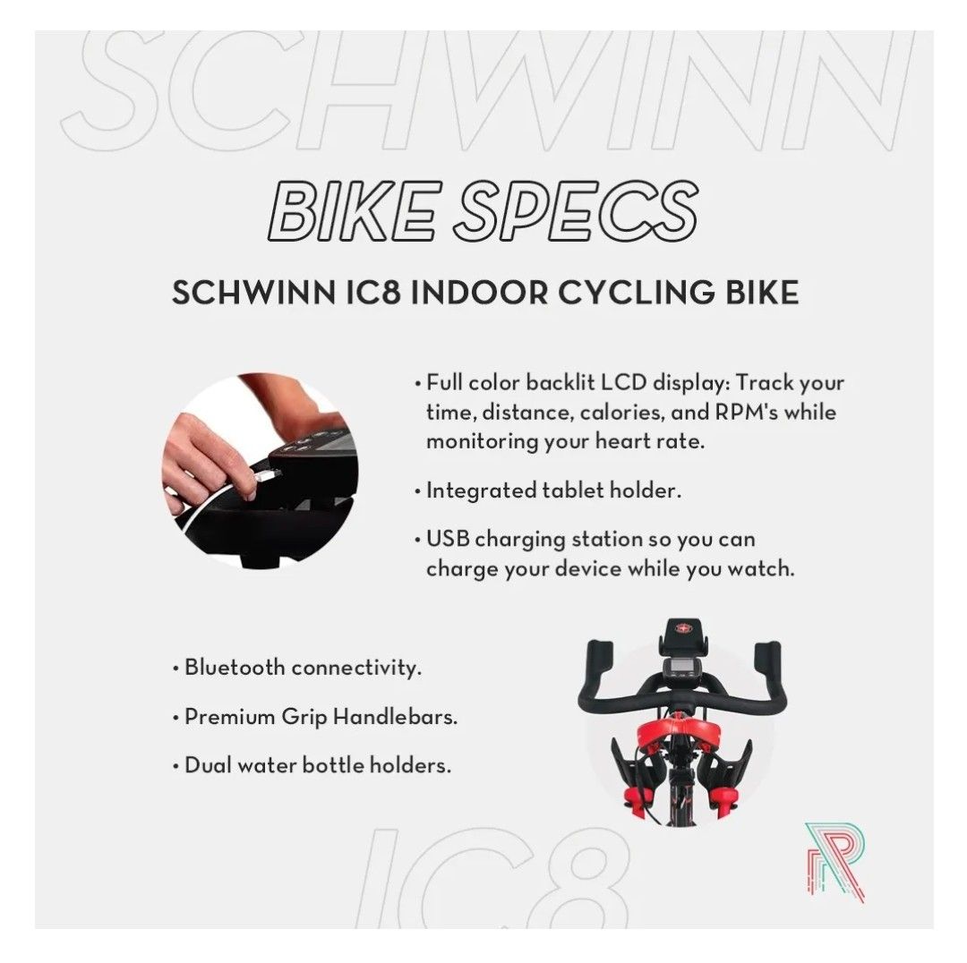 Schwinn IC8 Indoor Cycling Spin Bike on Carousell